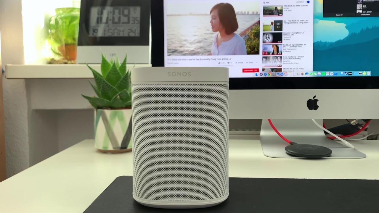Sonos one - a short sound test - YouTube