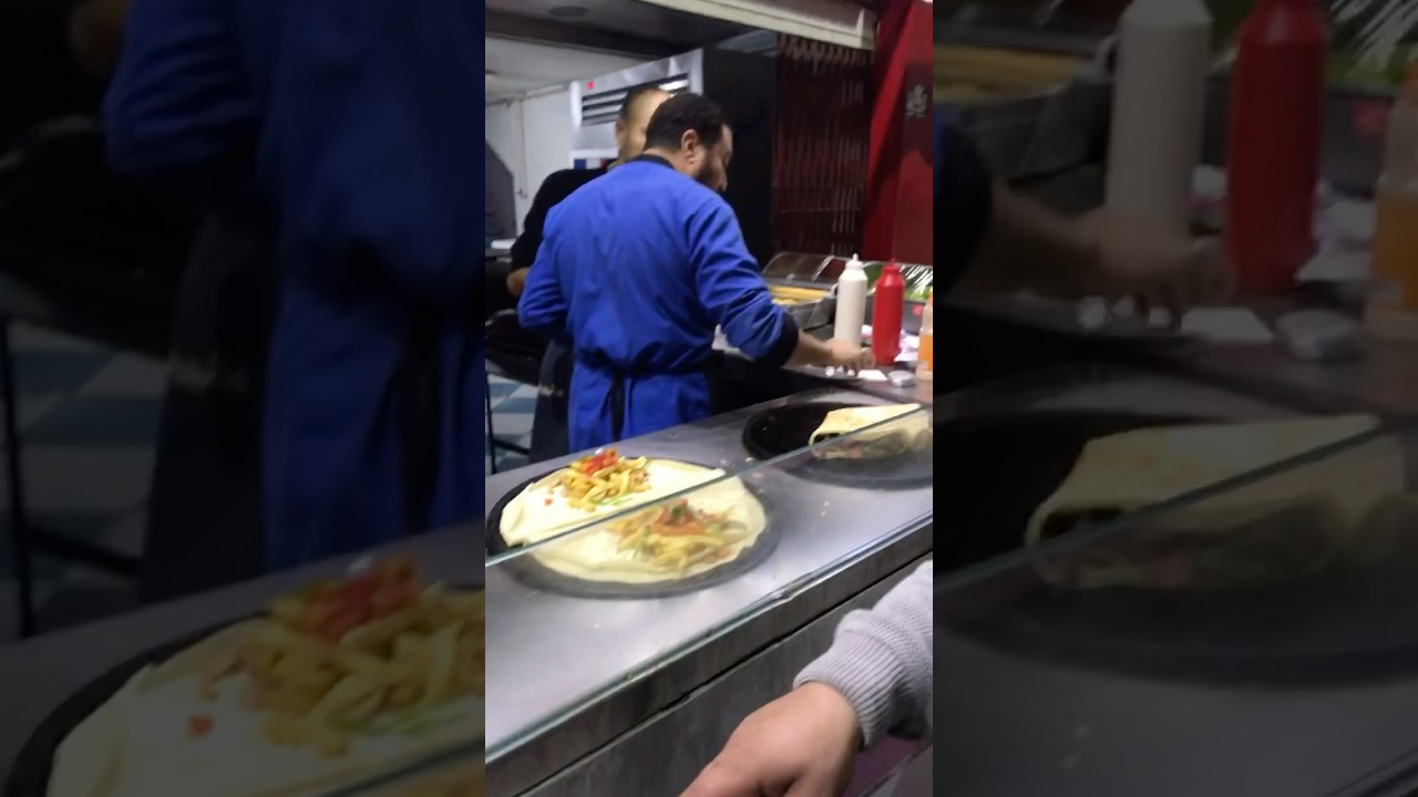 Arabic Crepe Recipe in Egypt #crepe #hurghada - Street Food Spectacle