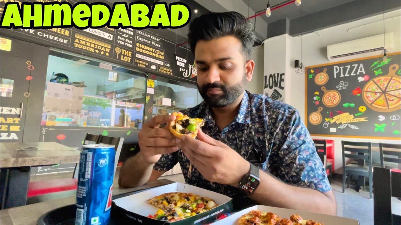 Is it the BEST PIZZA in Ahmedabad ? | Puffizza | Food Vlog in Gujarat ...