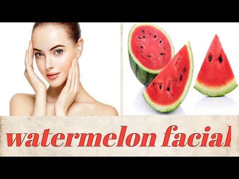 Watermelon 🍉 facial at home/ watermelon face pack🍉/summer special ...