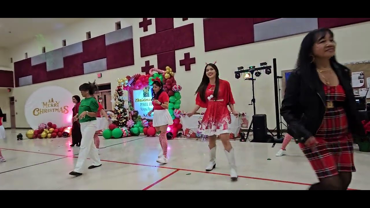 Dancing at Novena Prayer Group of Arizona Christmas Party in Peoria ...