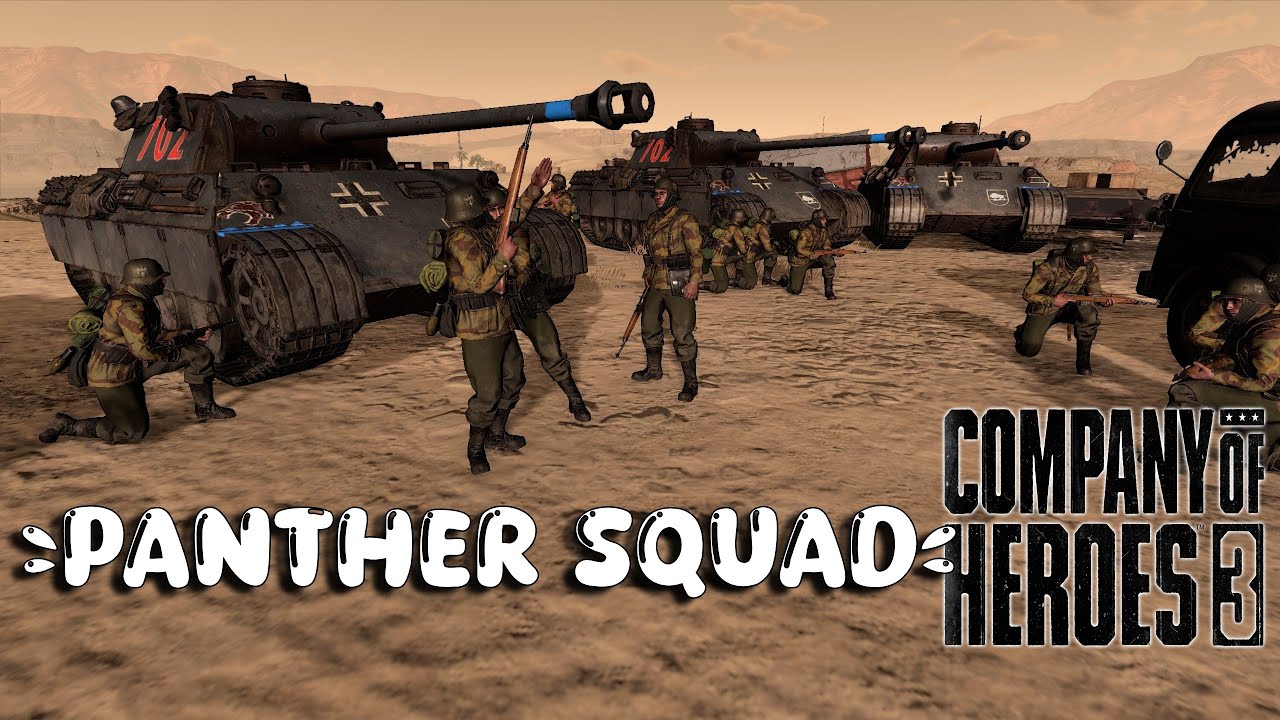 PANTHER SQUAD - 4v4 - CoH3 - YouTube