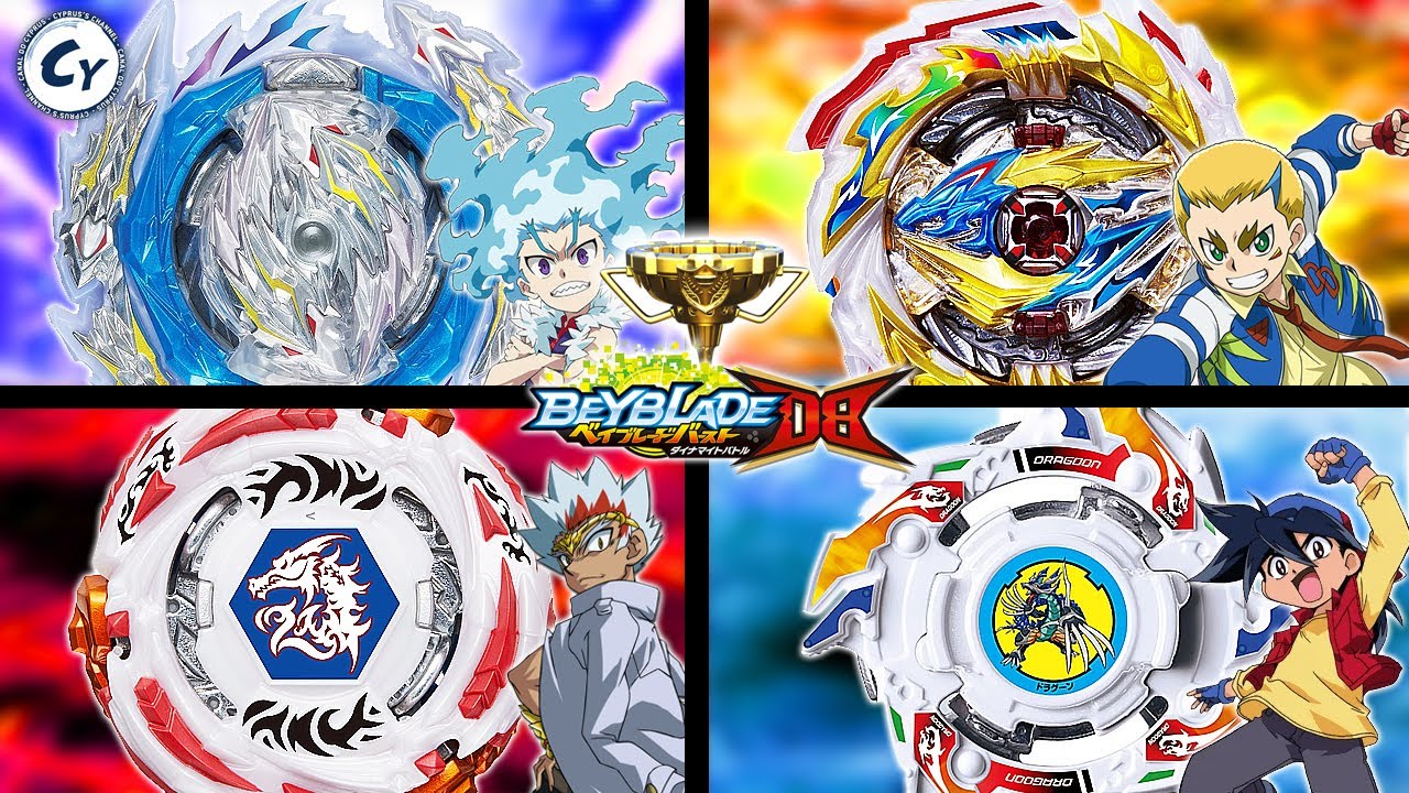 TORNEIO SÓ DRAGÕES! Dragon Dragoon L-Drago Longinus BEYBLADE BURST DB ...