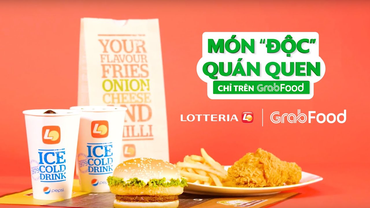 [Món "Độc" Quán Quen] - GrabFood x Lotteria - Combo Burger Gà Siêu ...