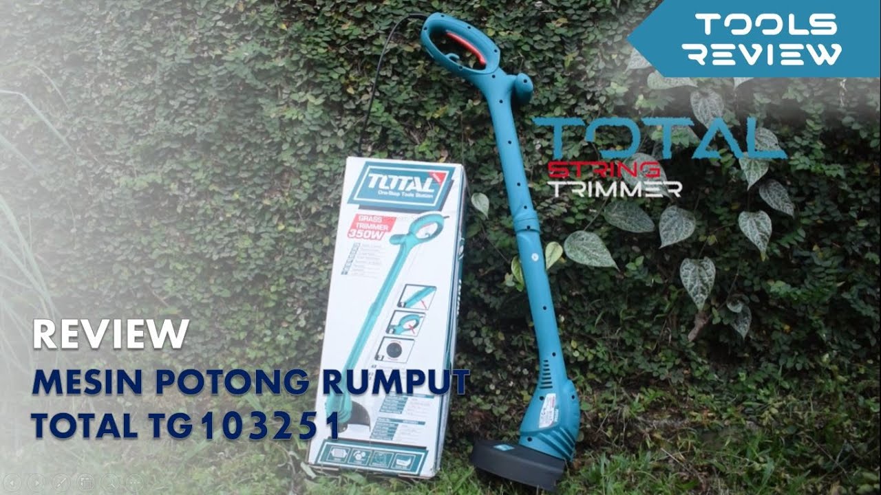 Mesin Potong Rumput TOTAL TG103251- Cocok Buat Rumahan - YouTube