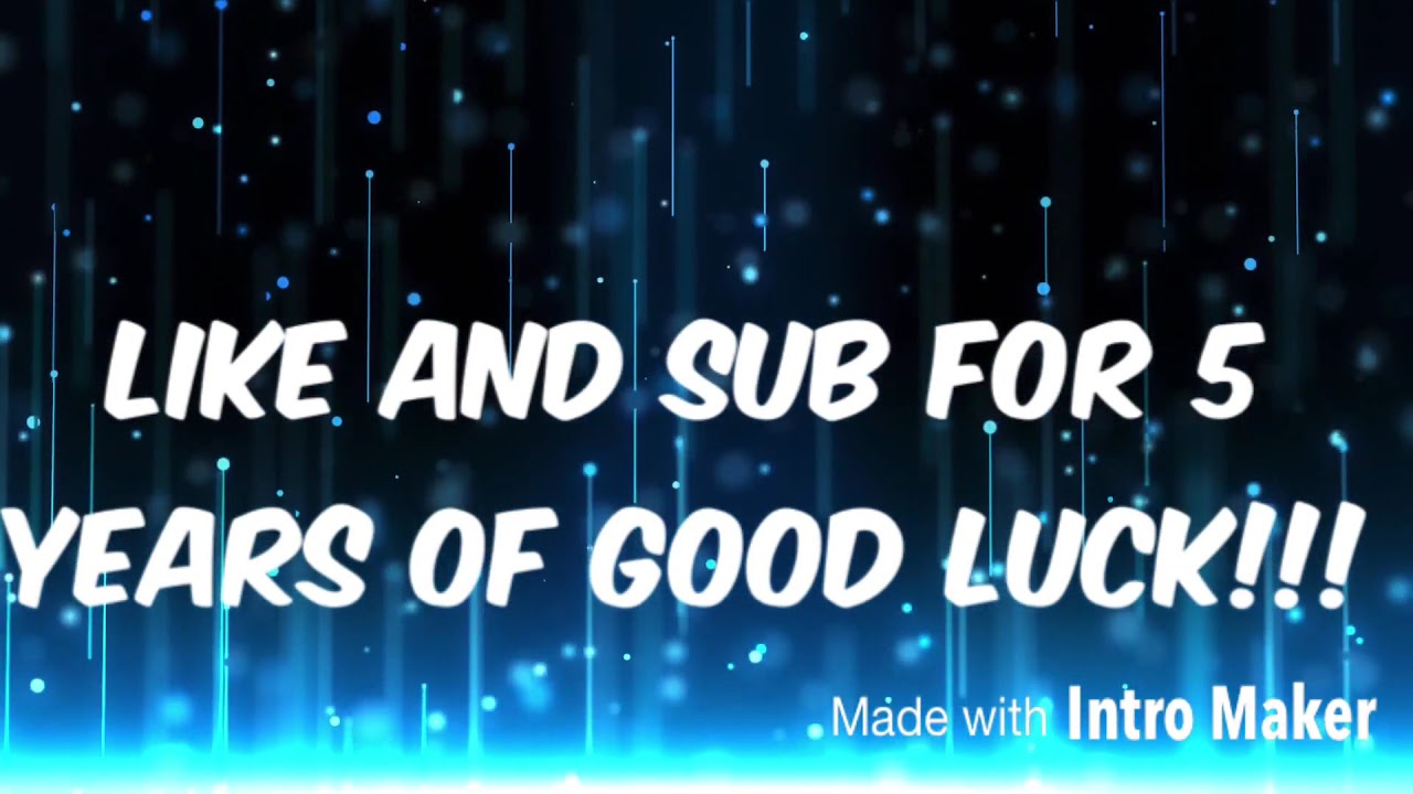 Like and Sub for good luck - YouTube