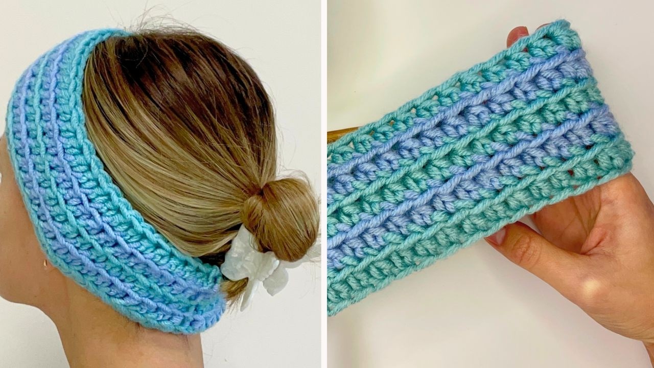 Easy Crochet Headband for Beginners | Quick and Simple Tutorial - YouTube