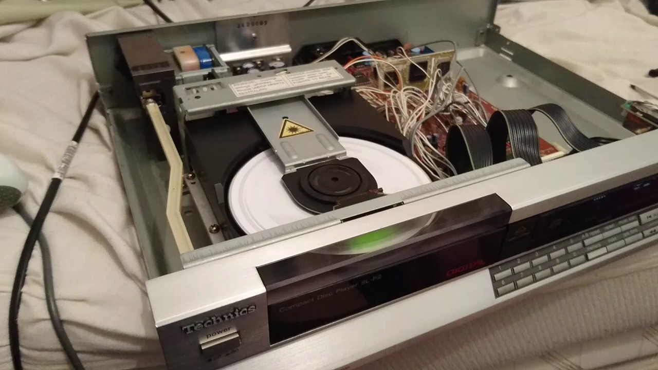Technics SL-P2 Tray sled mechanism - YouTube