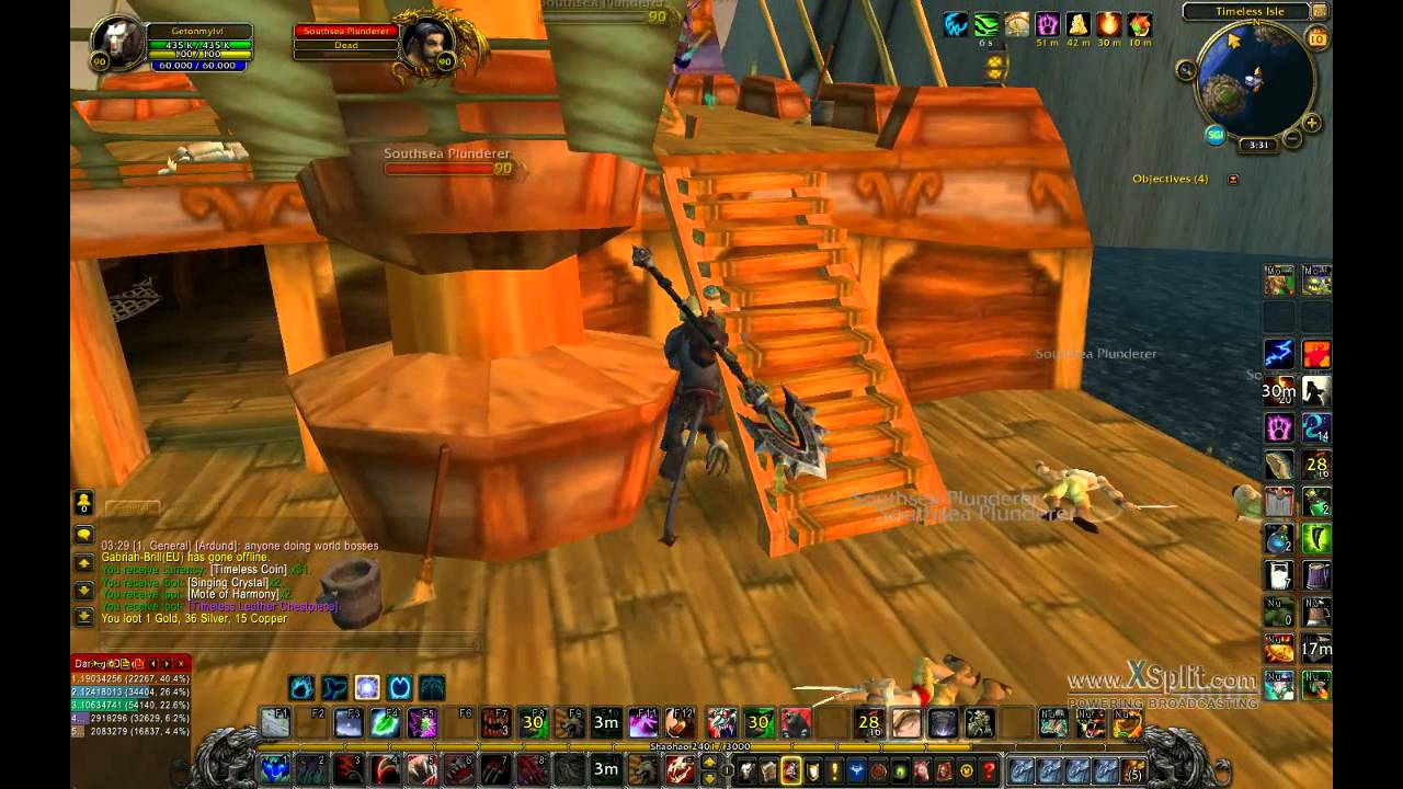 human ship and how to loot sack - Timeless Isle Zone Preview ~ WOW PTR ...