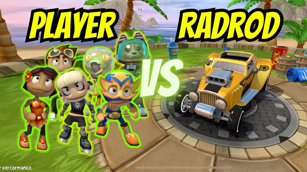 SPEED of RADROD⚡️(Bot Annihilation) . Beach buggy Racing 2🏝️ - YouTube