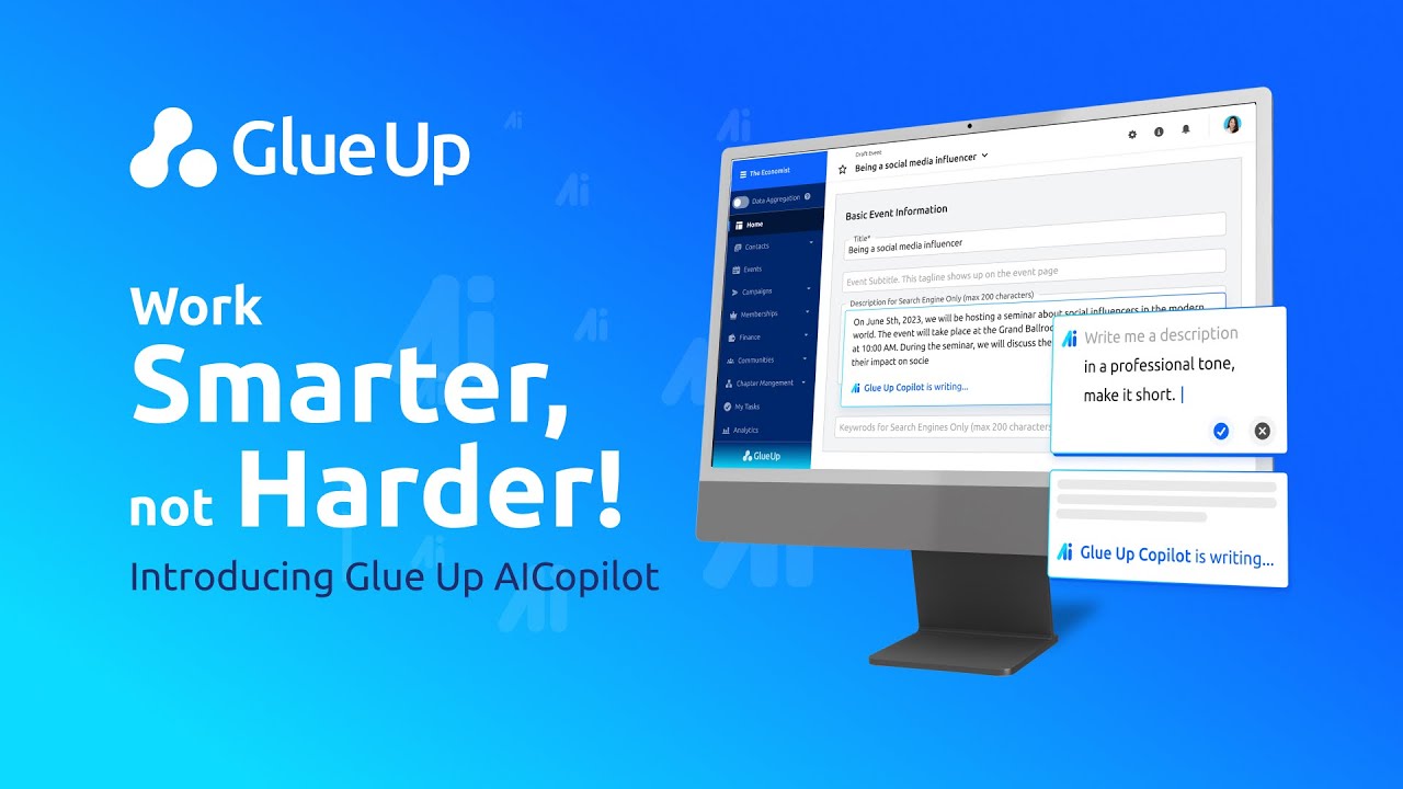 Introducing Glue Up AI Copilot - The Future of Community Management is ...