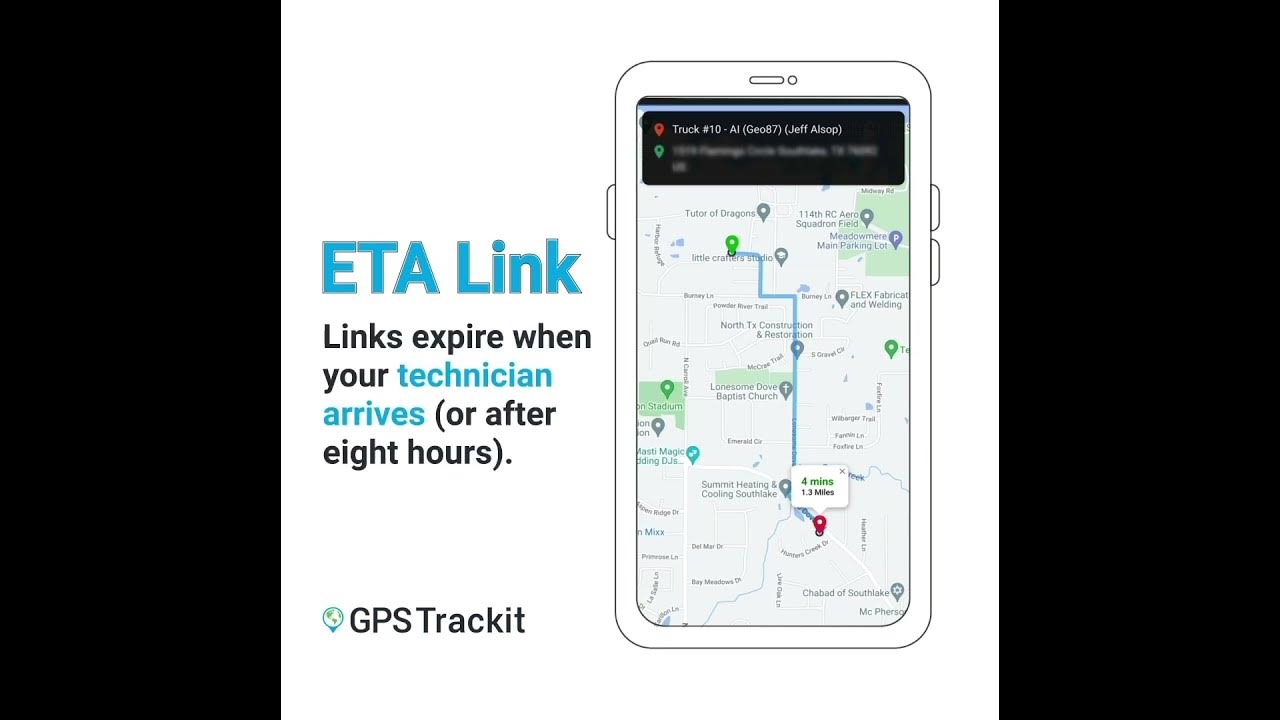 How does the GPS Trackit ETA link work? - YouTube