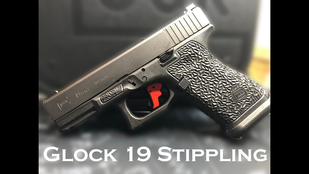 Custom Stippling | Amazing Glock 19 Stipple Job - YouTube