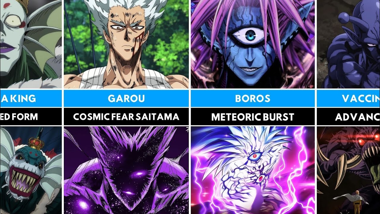 Final Forms of One Punch Man Characters - YouTube