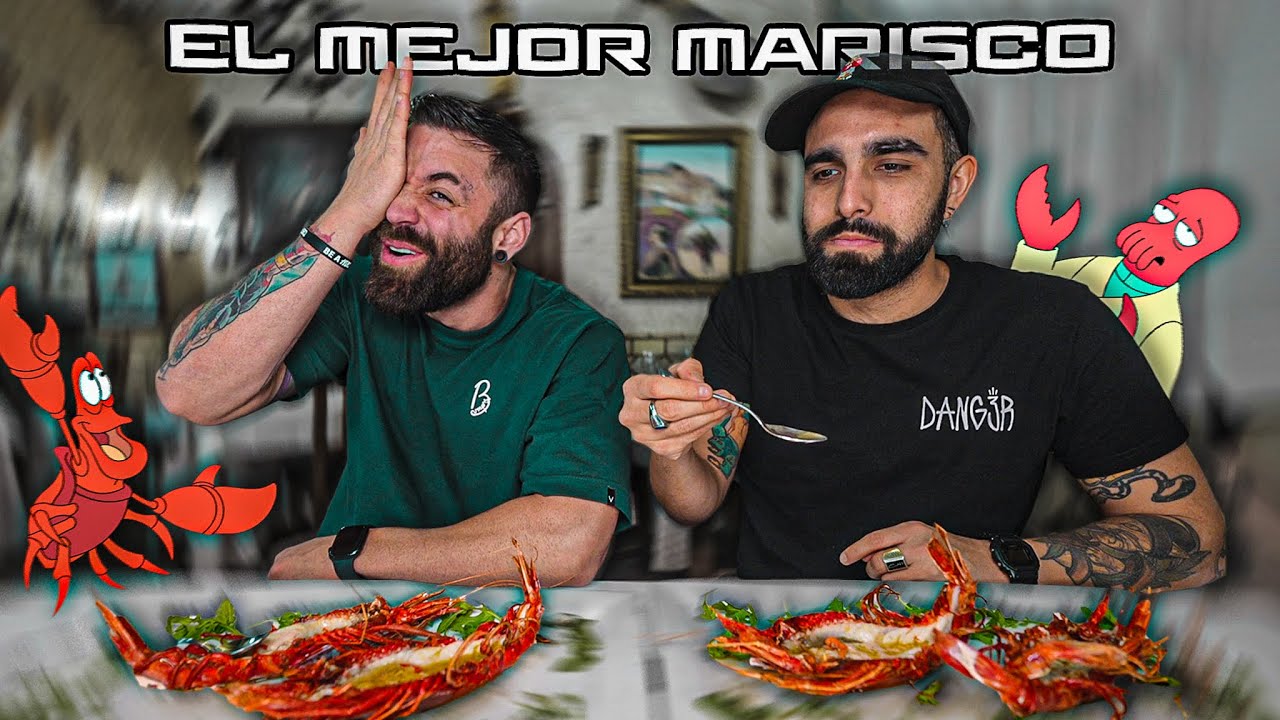 COMIENDO el MEJOR MARISCO de MI VIDA con mi AMIGO *nunca había chupado ...