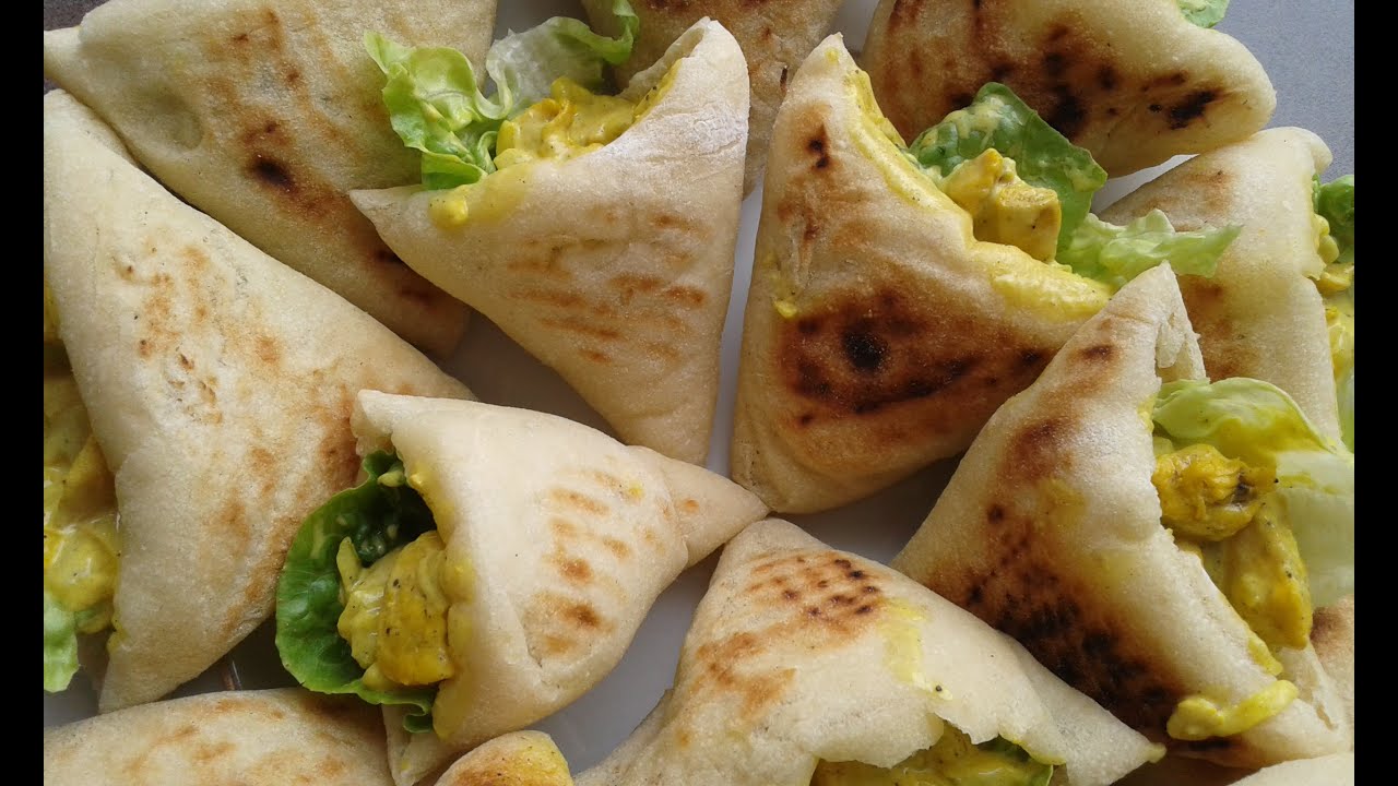 خبيزات محشية لذيذة جدا DES MINI PAIN FARCI AU POULET - YouTube