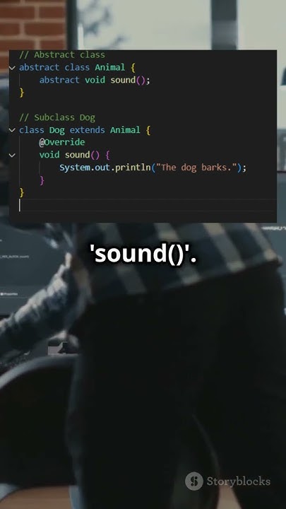 Java Abstract Classes Explained in 60 Seconds! | Java Tips #programming #javaprogramming - YouTube