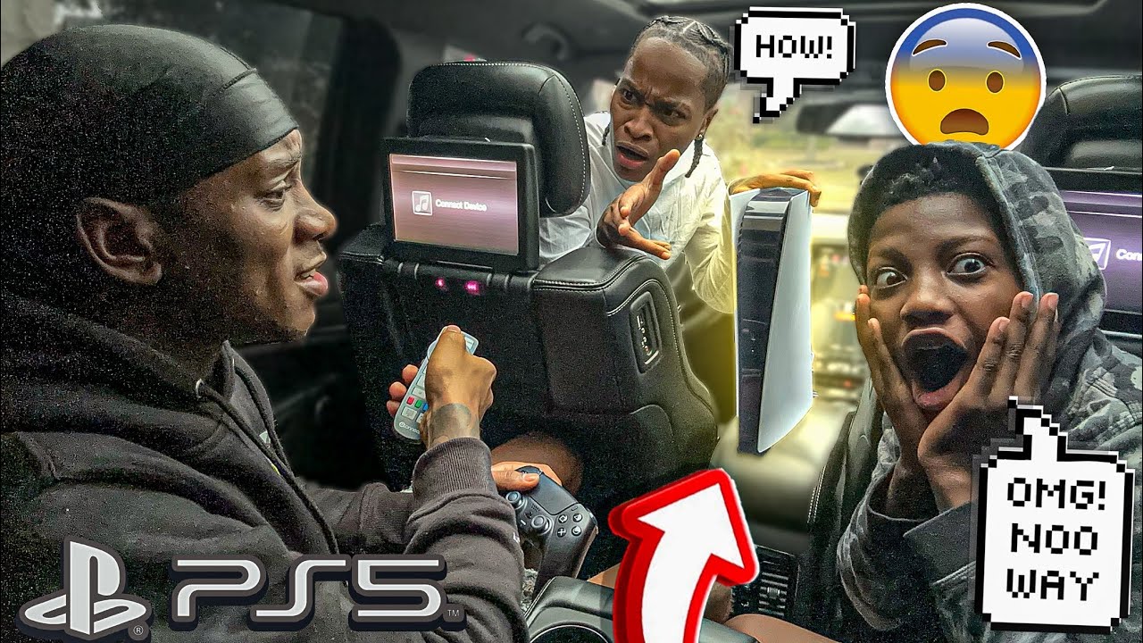 I HOOKED UP THE PS5 WITH MY LIL BRO IN JAZZ NEW SRT JEEP 🎮😂 ️*gone ...