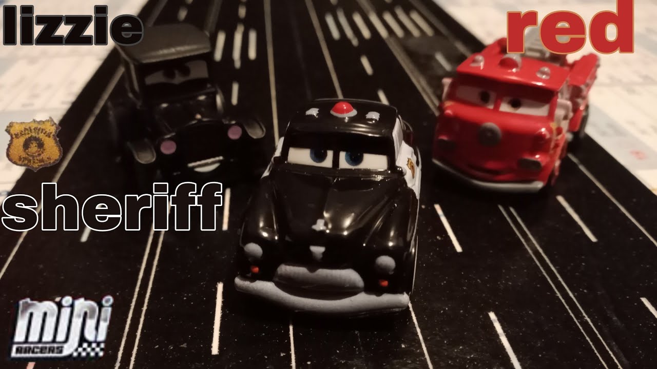 mini racers sheriff,red et Lizzie (revue) (mini racers) - YouTube