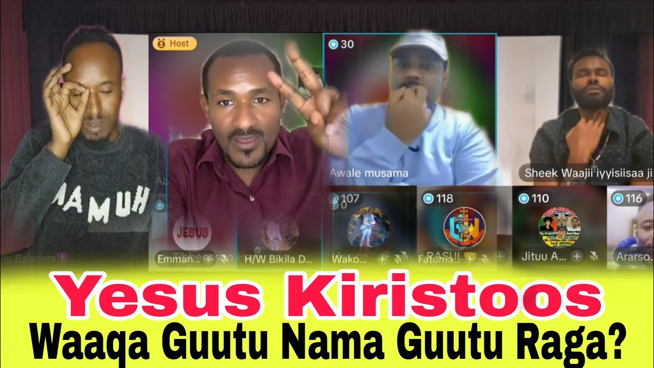 yesus kiristoos waaqa guutu nama guutu raga macaafa keessa? - YouTube