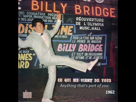 Billy Bridge - Ce qui me vient de vous (1962) - YouTube