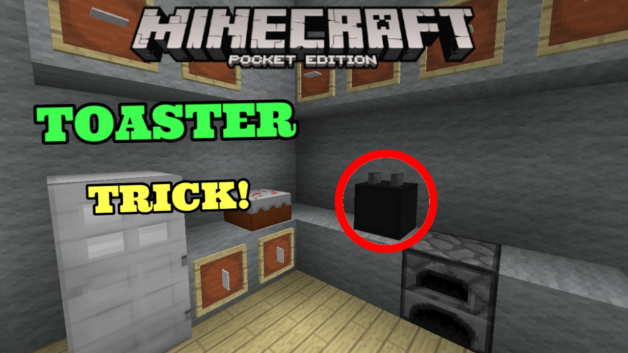 Minecraft PE / TOASTER TRICK / (Pocket Edition) [MCPE TAGALOG] - YouTube