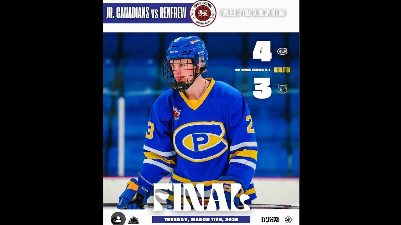 2025 Richardson division semi final game 5 renfrew Timberwolves vs ...