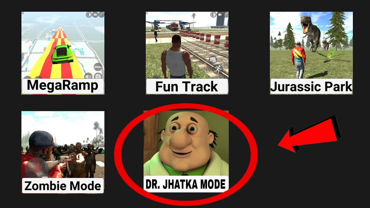 DR. JHATKA MODE IN INDIAN BIKES DRIVING 3D GAMEPLAY | NEW UPDATE MYTHS ...