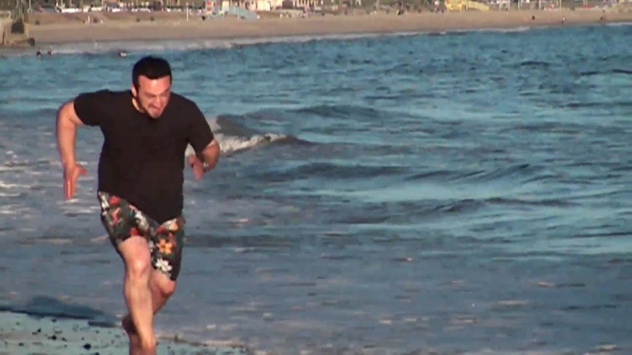 Pacific ocean ,, running man'' - YouTube