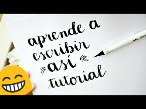 Tutorial 1 - Cómo escribir hermoso - YouTube