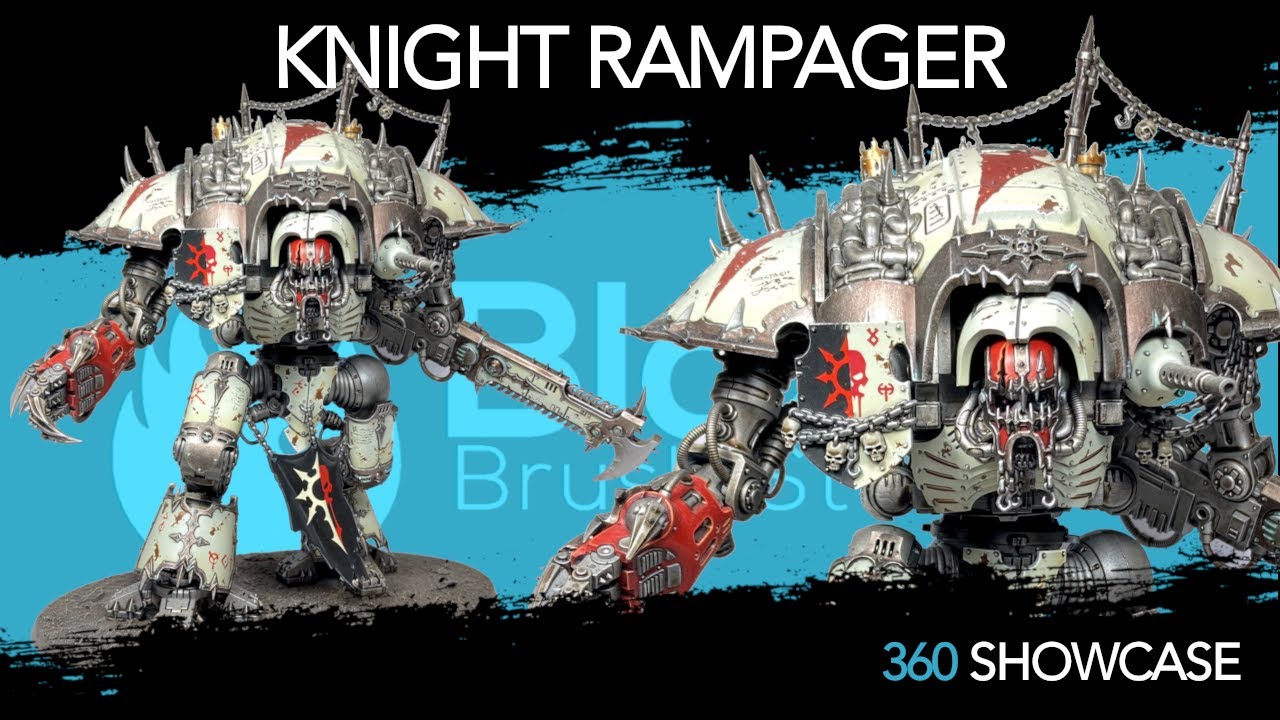 Knight Rampager | Warhammer 40k | Chaos Knights - 360 Showcase - YouTube