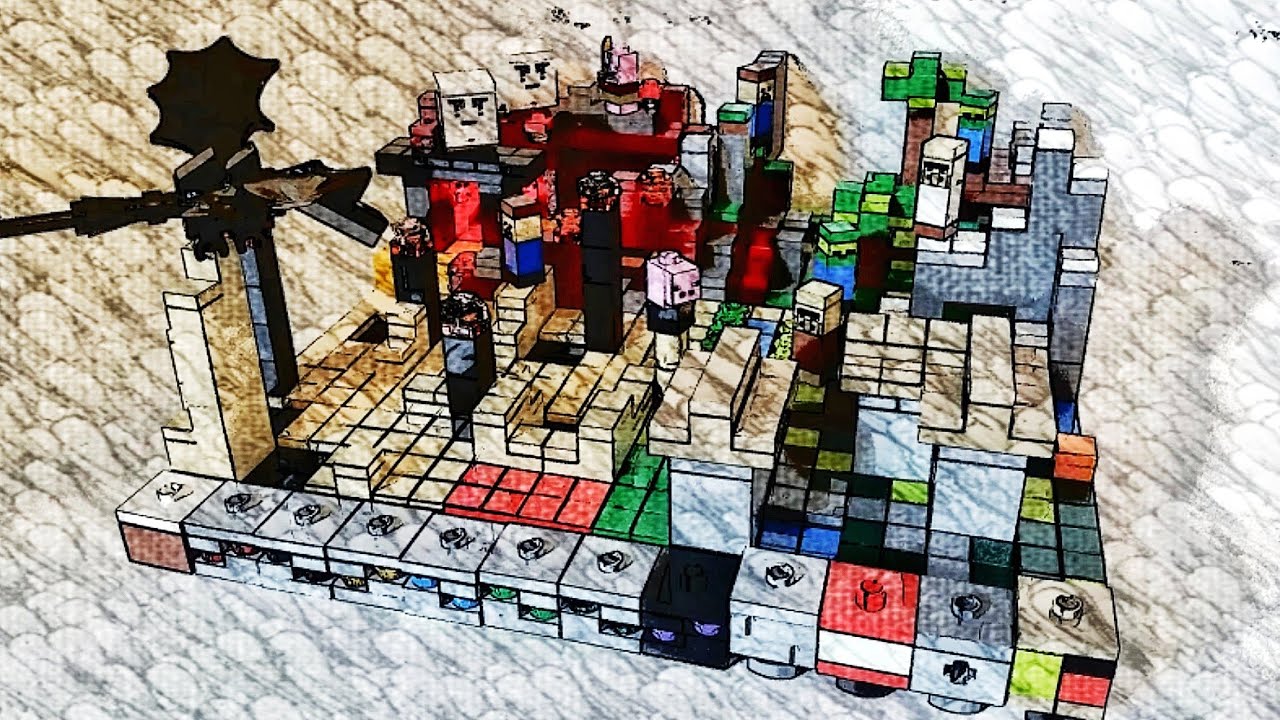 Lego Minecraft Maze MOC - YouTube