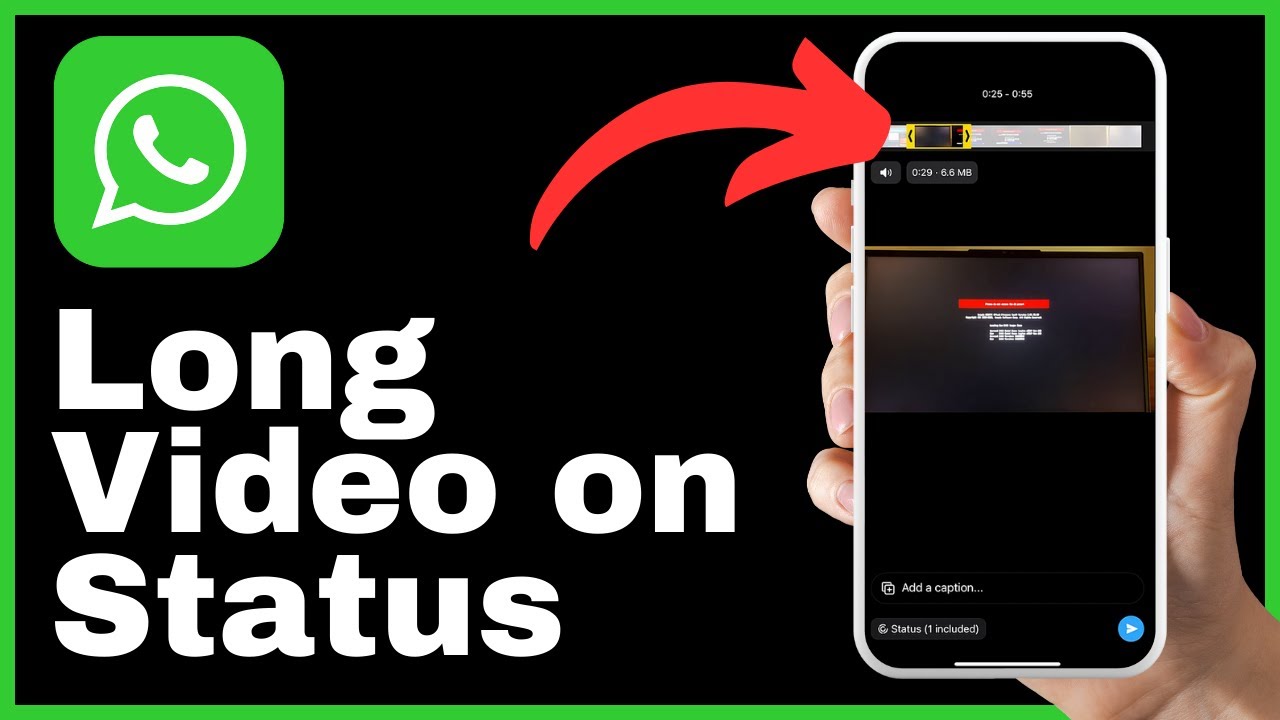 How to Post Long Video on Whatsapp Status - YouTube