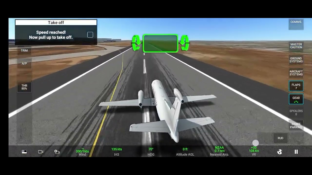how to take off in RFS- Real Flight Simulator(Short video). - YouTube