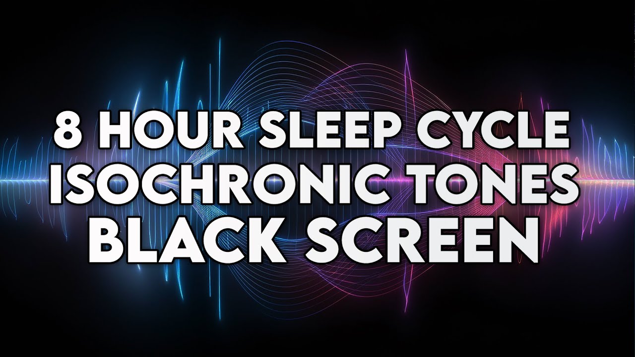 Fall Asleep, Stay Asleep - 8 Hour Sleep Cycle - Isochronic Tones Black ...