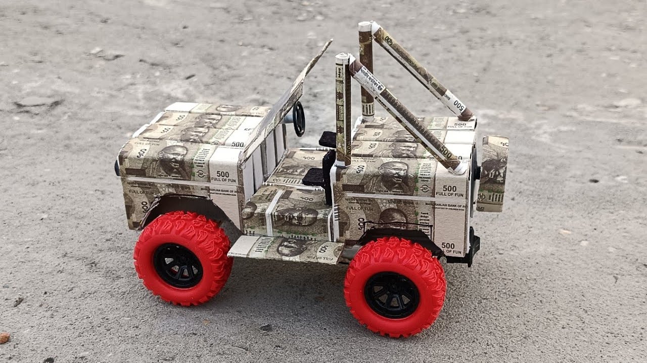 How To Make Matchbox Jeep At Hom | Diy mini Jeep Toy | Rc Jeep - YouTube