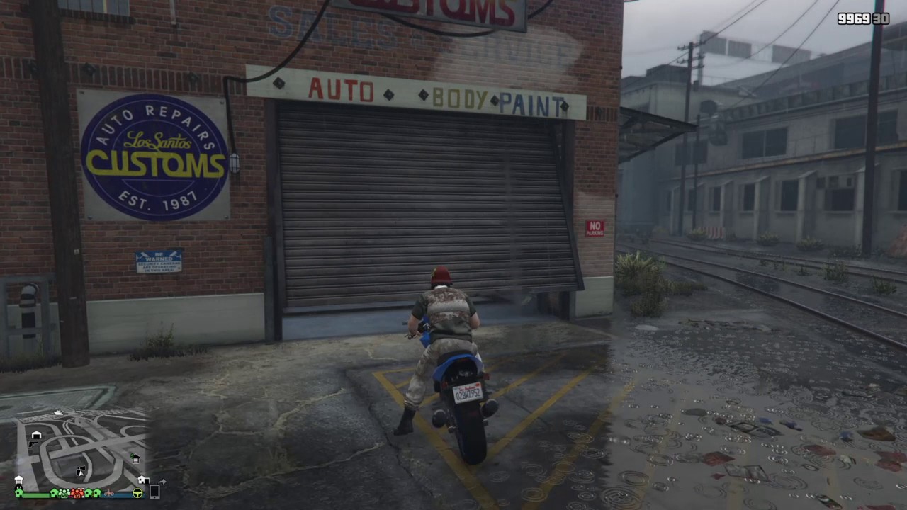 GTA 5 online RARE/ ULTRA BLUE VADER MOTORCYCLE - YouTube