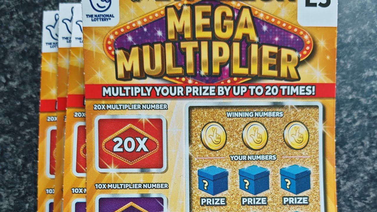 mega multipler scratch cards £20 in play - YouTube