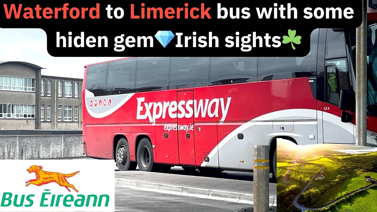 Waterford to Limerick Bus Ireland with some hidden gem Historical Irish ...