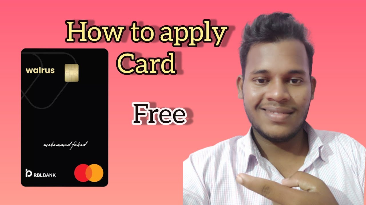how to apply walrus card, what is walrus - YouTube