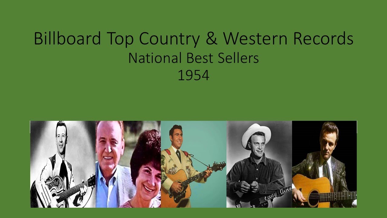 Billboard Top Country & Western Records Year-end 1954 - YouTube