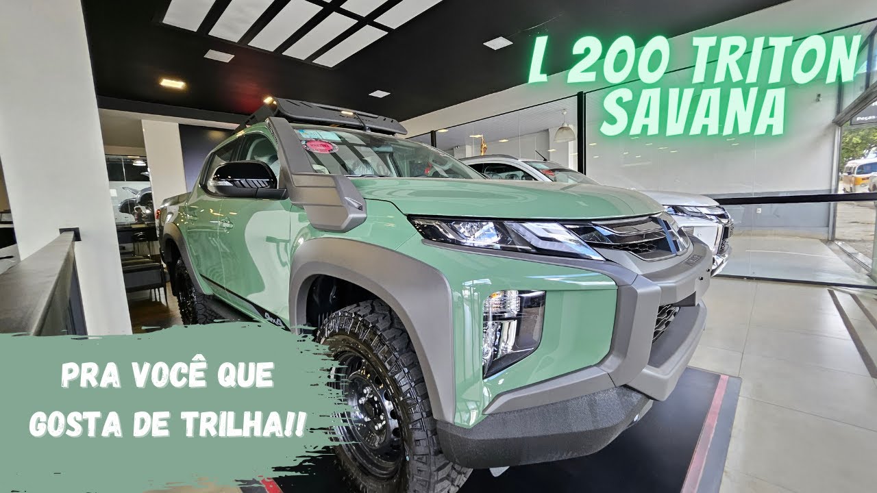 Mitsubishi L200 TRITON SAVANA VERDE FOREST. #mitsubishi #l200triton ...