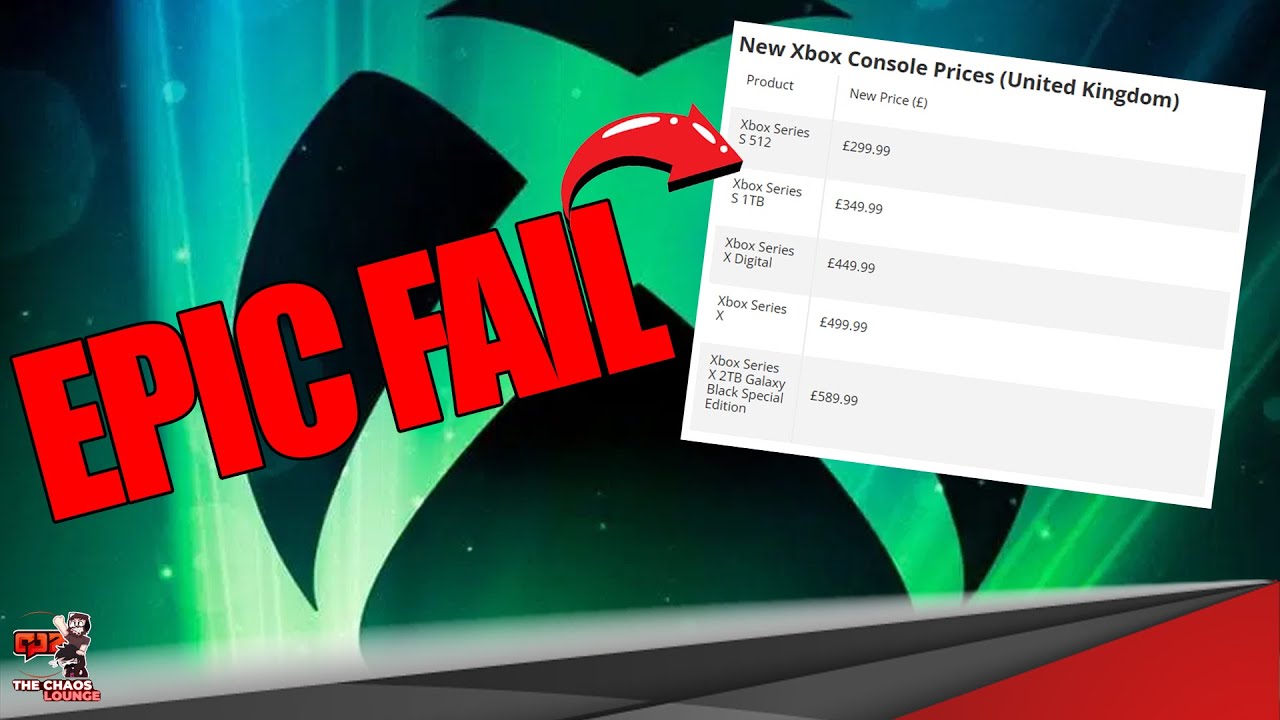 Xbox Increases Prices Globally with the 2TB Xbox now a eyewatering $730 ...