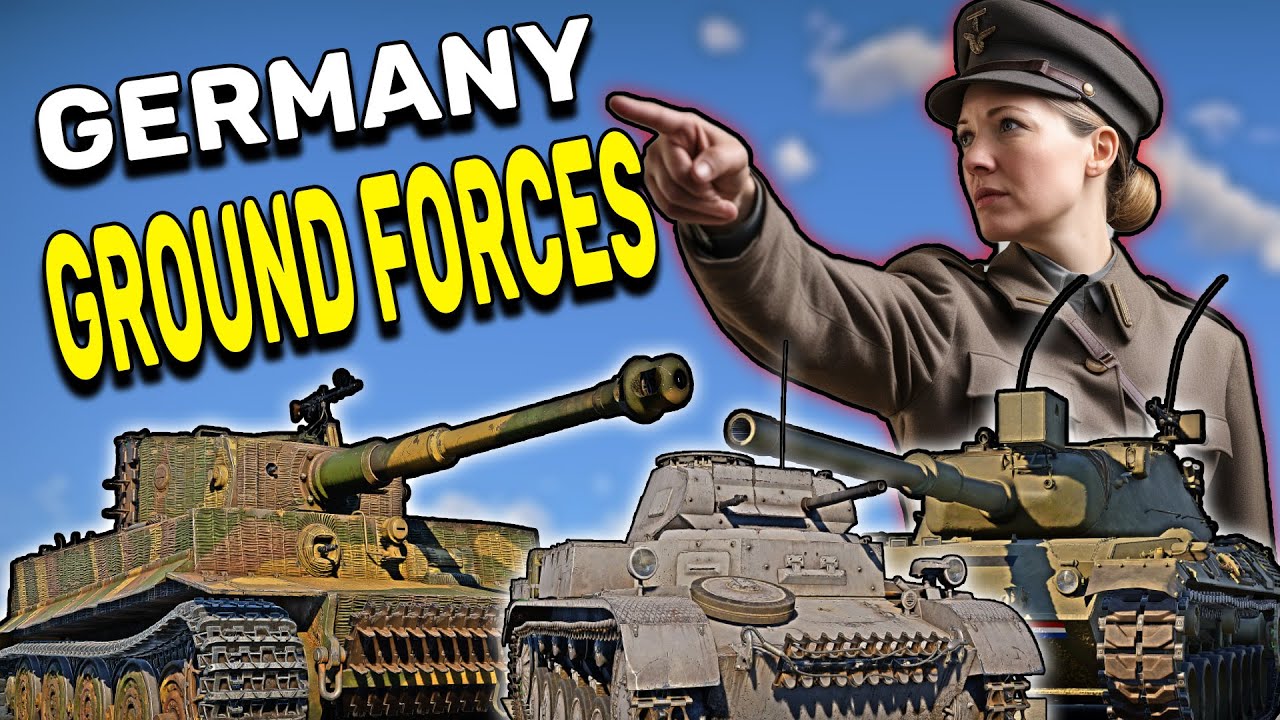 War Thunder: German Ground Forces in 2023 (Rank 1-7) - YouTube