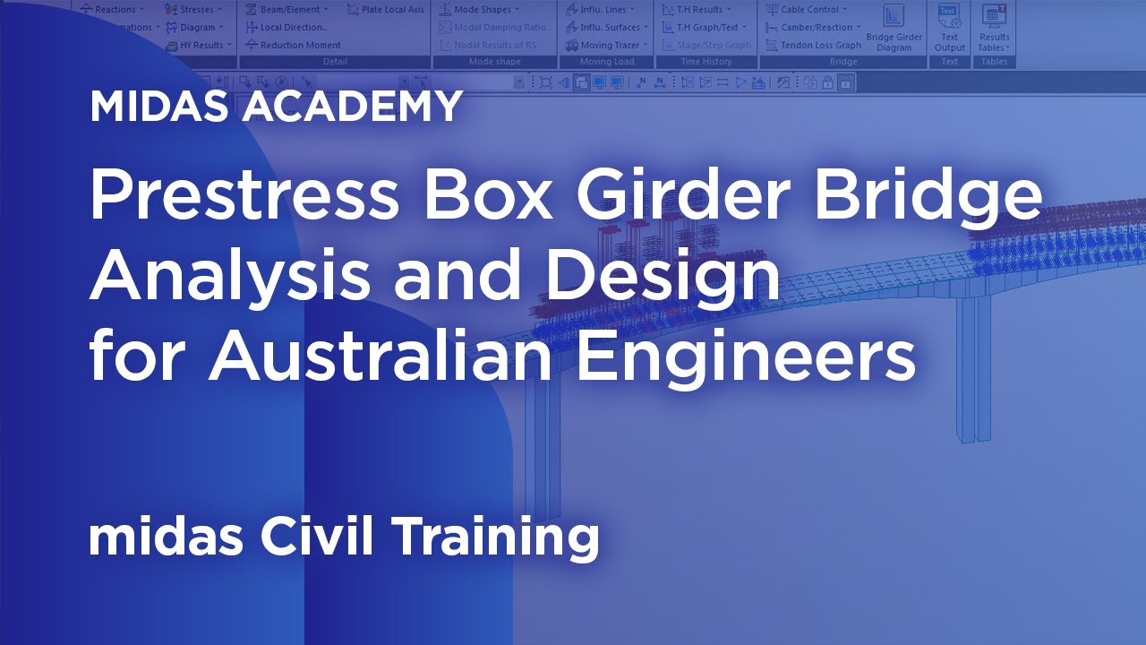 Prestress Box Girder Bridge Analysis and Design for Australian Engineers | midas Civil | PSC ...