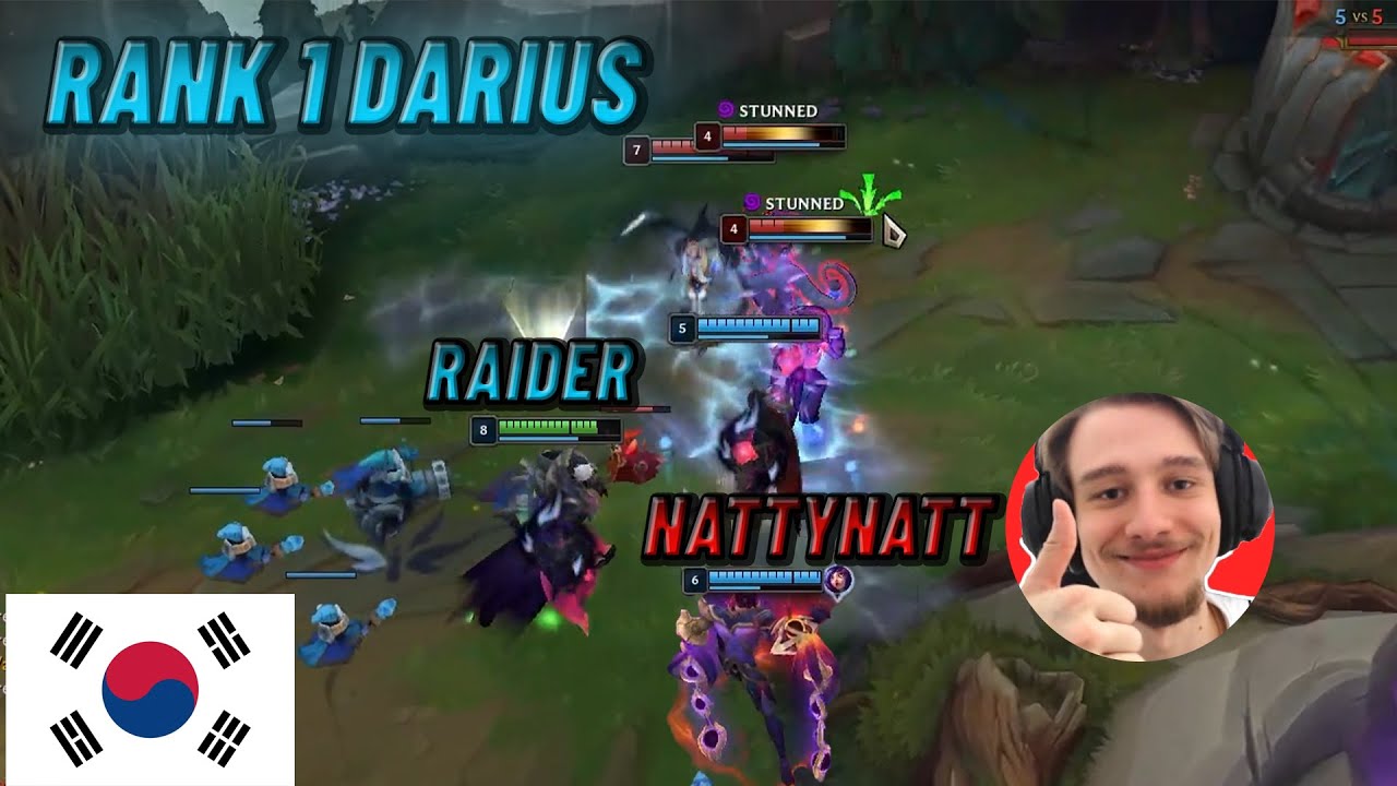 Rank 1 Darius RaiderGO plays with NATTYNATT in KOREA - YouTube