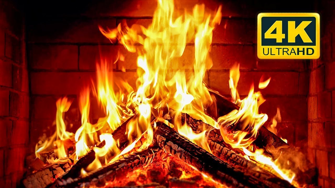 🔥 Cozy Fireplace 4K (24/7 LIVE). Fireplace with Crackling Fire Sounds ...