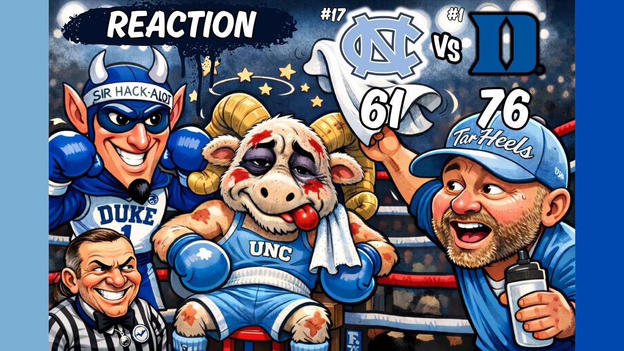 #17 North Carolina Tar Heels vs #1 Duke Blue Devils | Devils TKO the ...