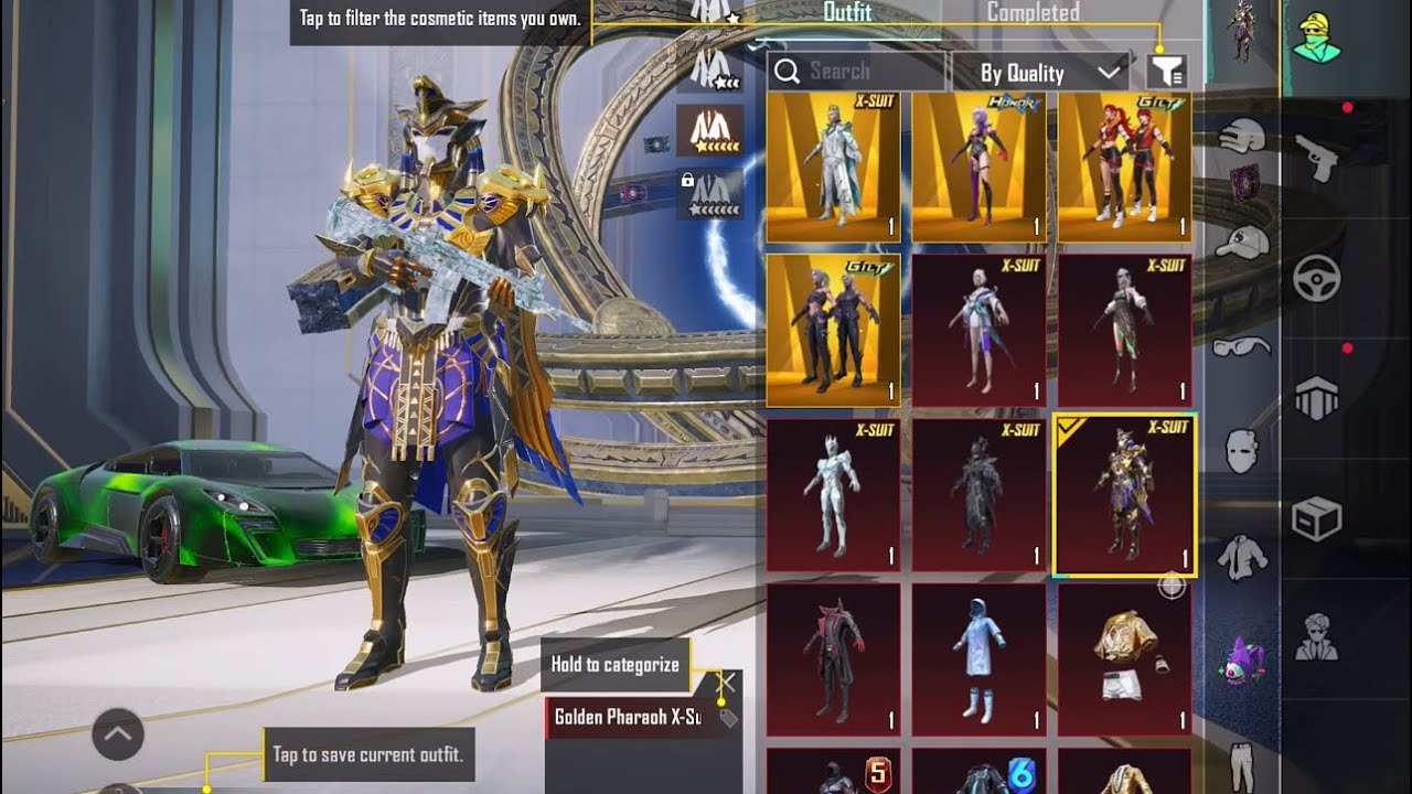 All X-Suit Max With super cars and Gun skins max🔥 - YouTube