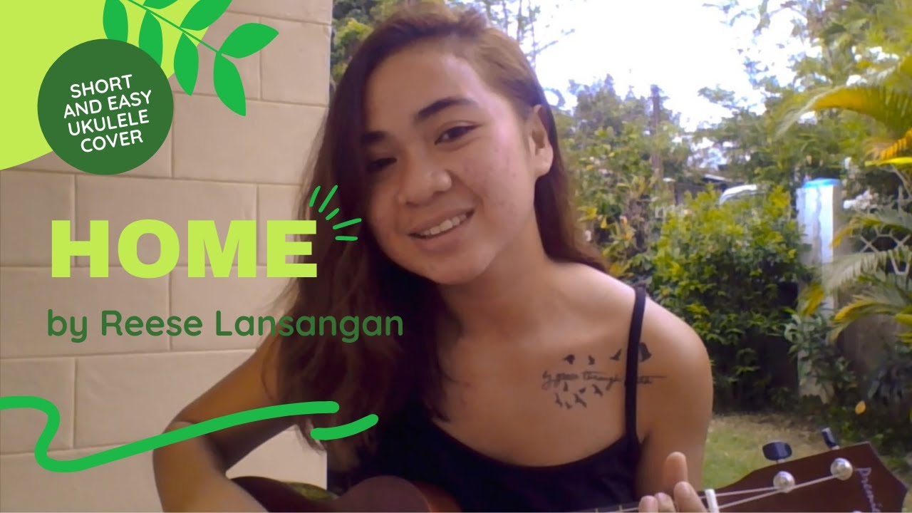 home - reese lansangan (short ukulele cover) | jase yniere - YouTube